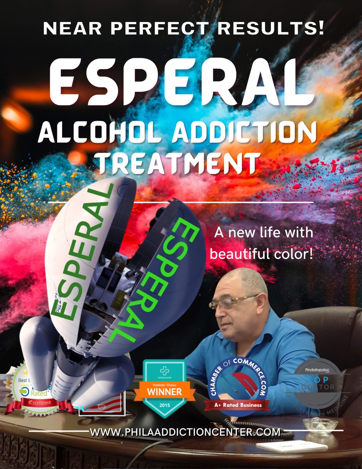 Antabuse implant for alcoholism treatment - in the USA and Europe